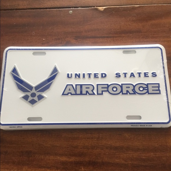 Other | United States Air Force License Plate Tag | Poshmark